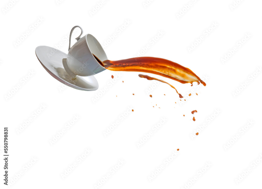 cup of coffee flies, png file Stock Photo | Adobe Stock