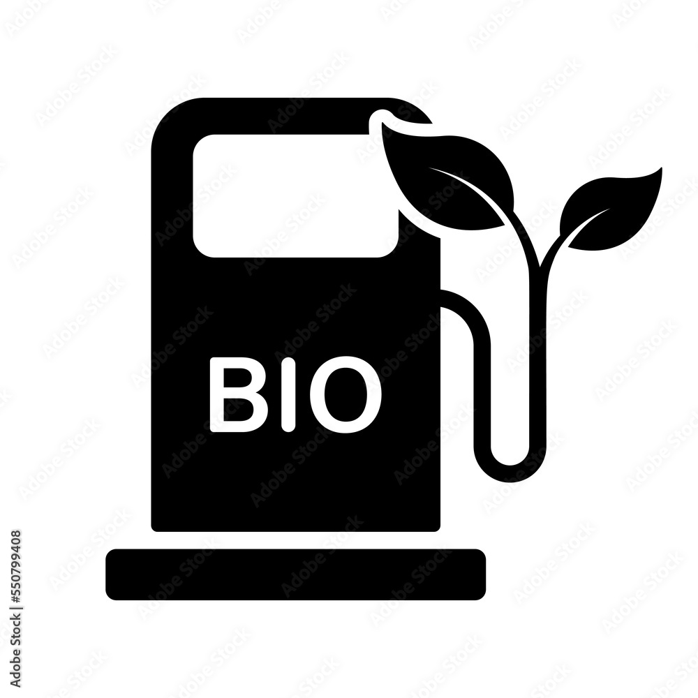 Bio Energy Silhouette Icon. Ecology Diesel Oil Station Glyph Pictogram ...