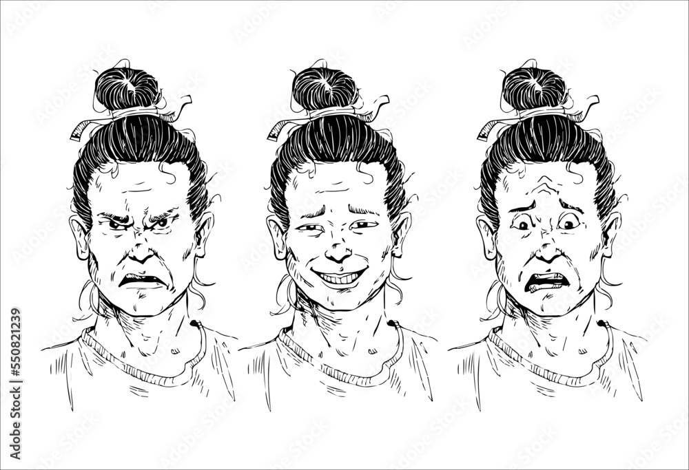 hand drawn traditional art and culture vector illustration Stock Vector ...