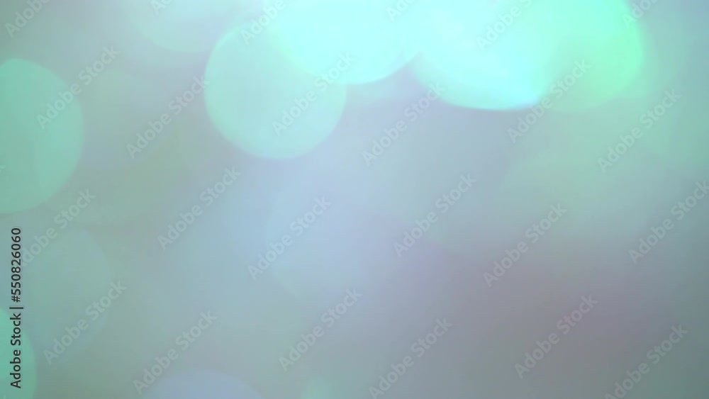 Blue Bokeh Lens Flare With Fading. Light leaks effect 4K background ...