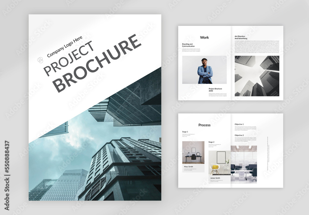 Project Brochure Stock Template | Adobe Stock