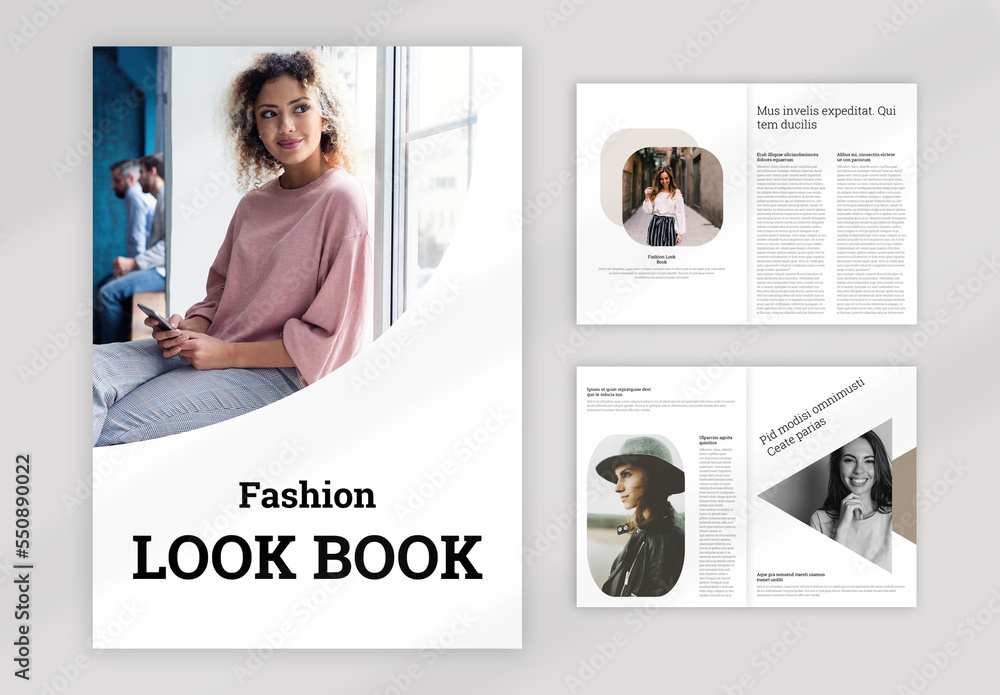 Fashion Look Book Stock Template | Adobe Stock