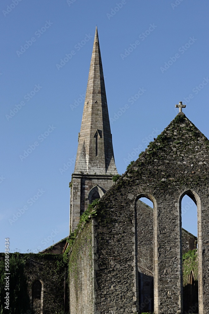 Details St. Mary`s church in New Ross Co. Wexford Ireland was built in ...