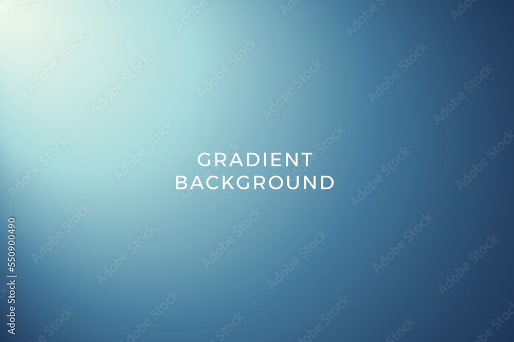 Elegant blue gradient background vector. Stock Vector | Adobe Stock