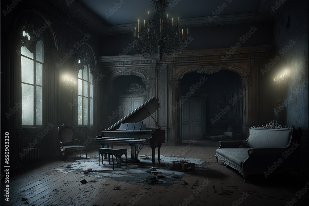 Haunted House Living Room