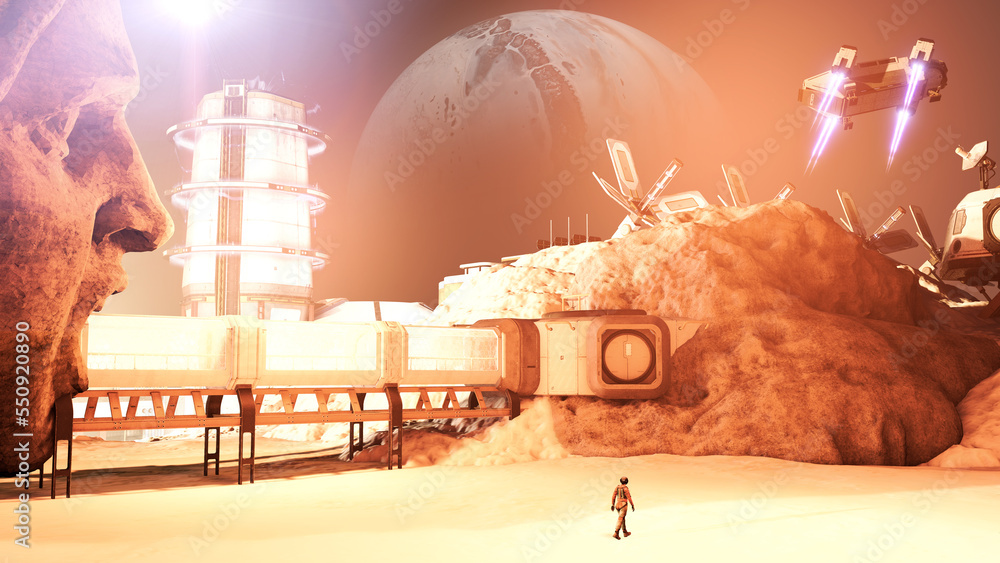 Outposts in space. Remains of an ancient civilization from another ...