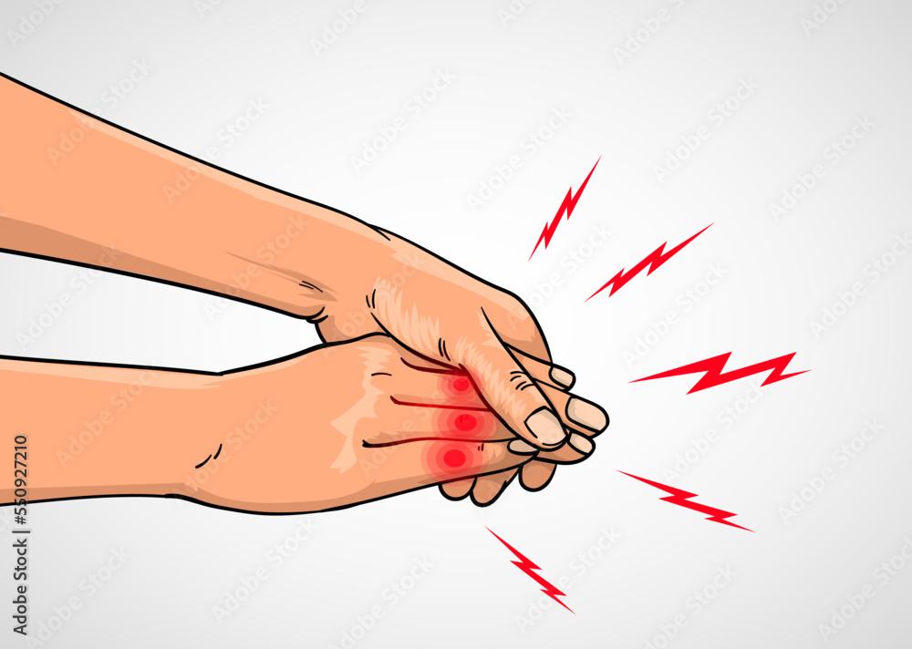 Pain In Hand Clipart