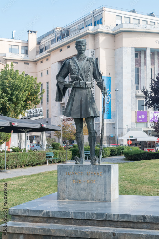 Thessaloniki, Greece - September 29, 2022: Pavlos Melas Monument ...