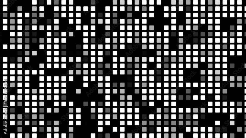 Square Dot Moving Background. Square Data Transfer Bg. Loop Animation ...