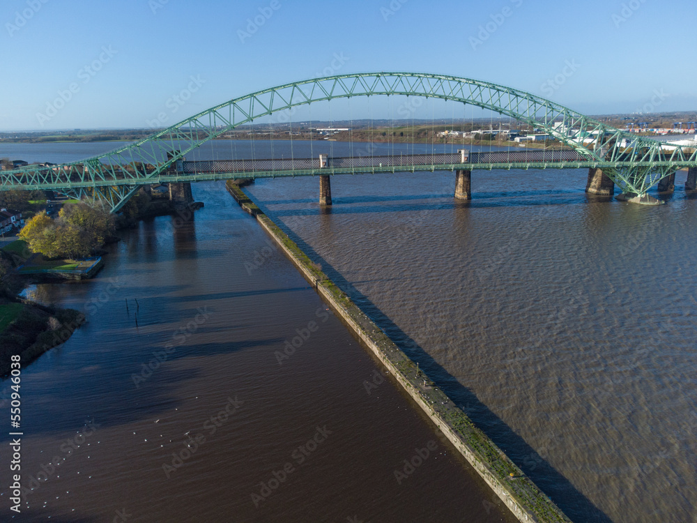 Silver Jubilee Bridge, Runcorn Stock Photo | Adobe Stock