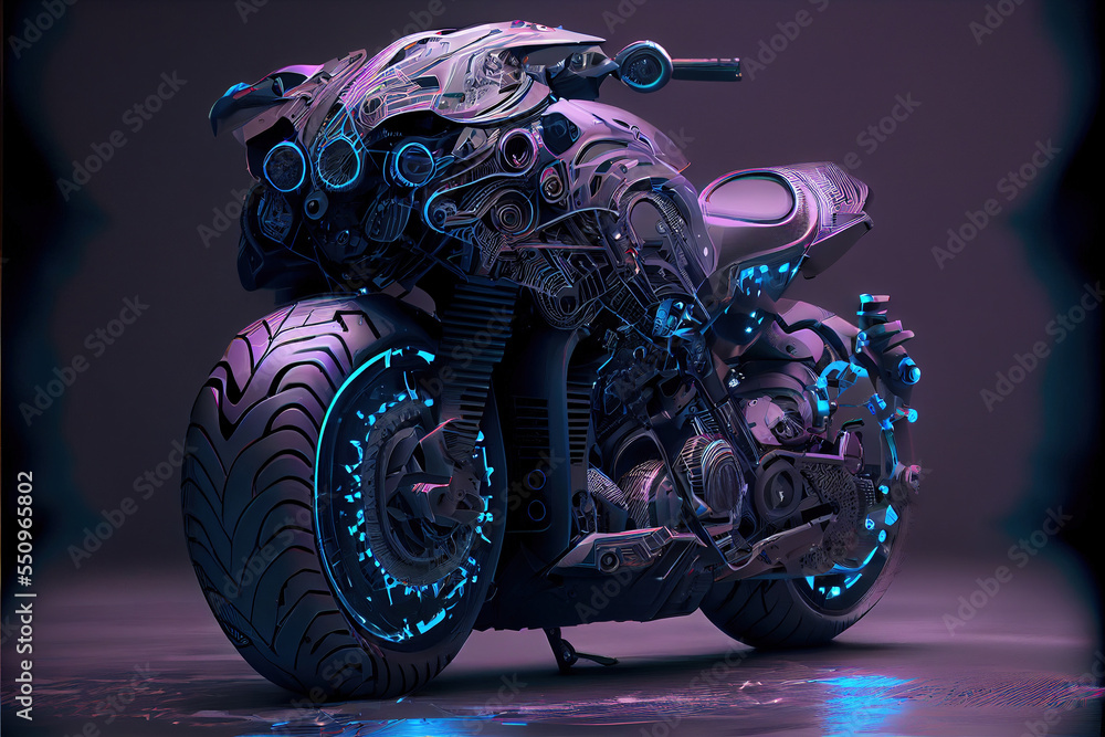 motorbike, futuristic, concept design, alien, motorcycle Stock ...