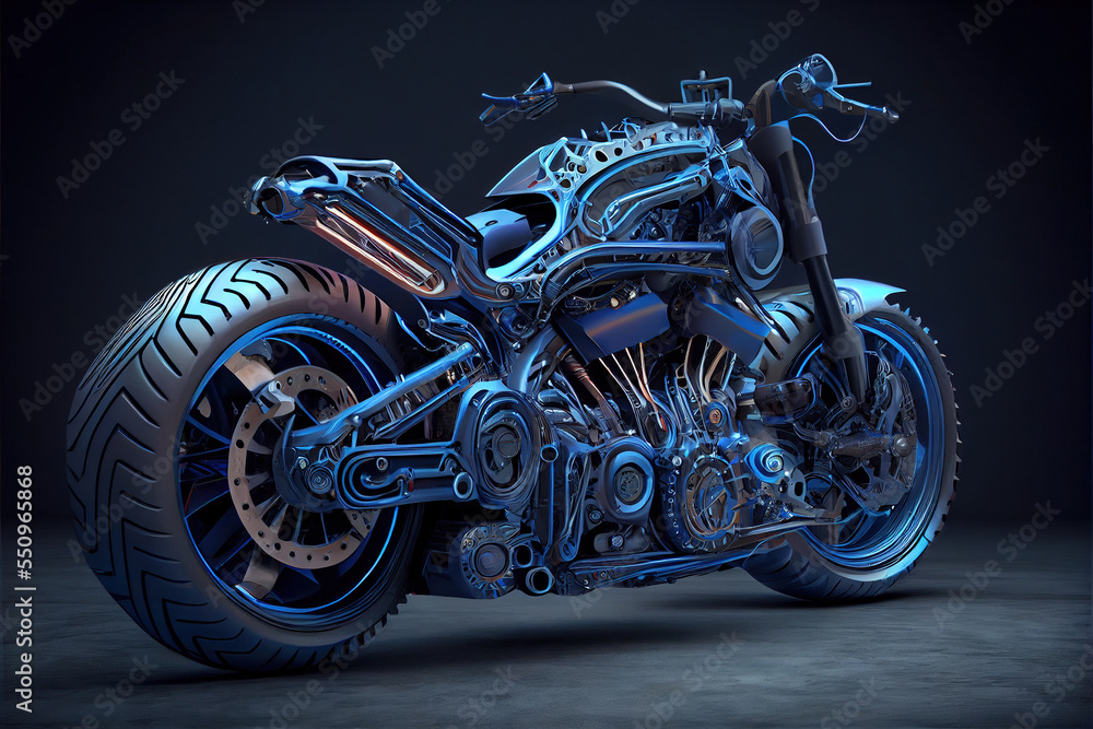 motorbike, futuristic, concept design, alien, motorcycle Stock ...