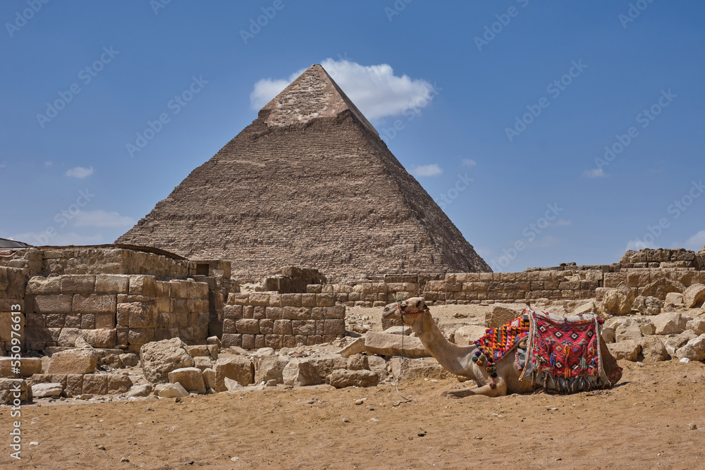 pyramide, égypte, gizeh, caire, désert, ancien, voyage, egyptiennes ...