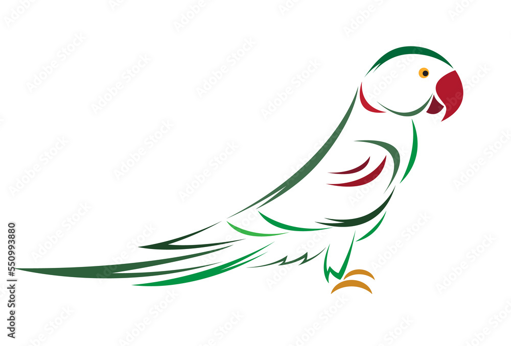Parrot design isolated on transparent background. Wild Animals. Birds ...