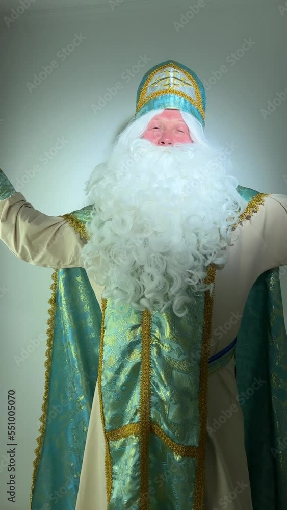 Saint Nicholas, the founder of Santa Freezing Moroz Ivanovich january ...