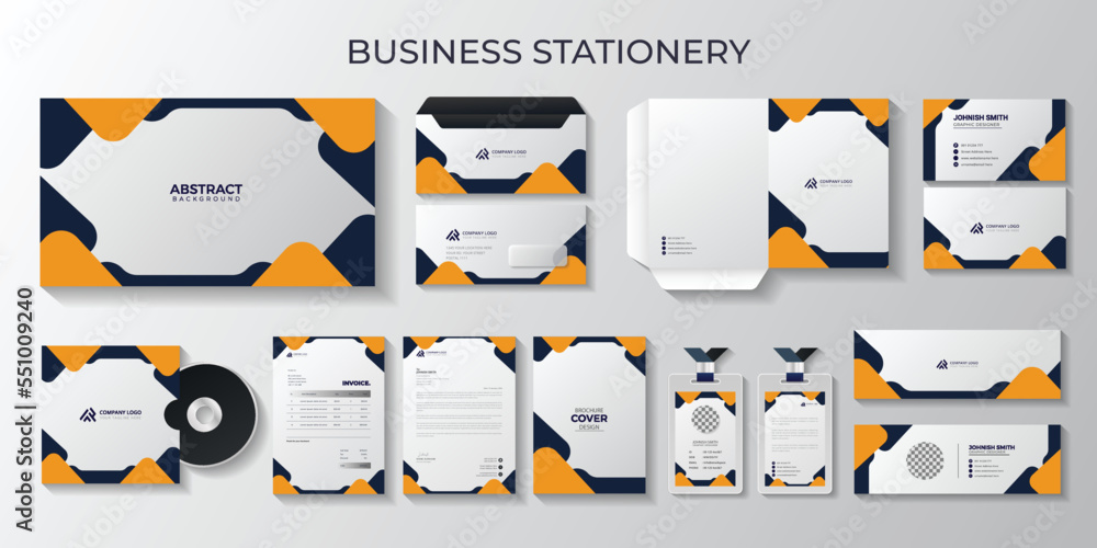 business stationery and identity, branding, Presentation Folder ...