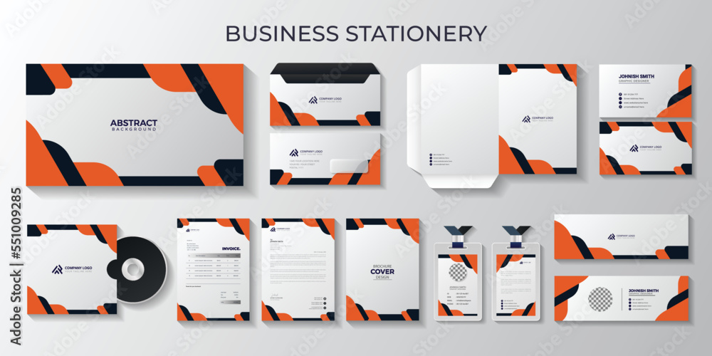 Corporate business stationery and identity, branding, Presentation ...