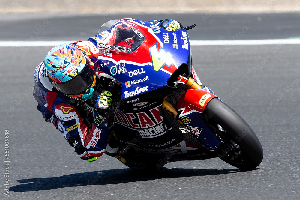 Sean Dylan Kelly of United States on the American Racing Kalex during ...