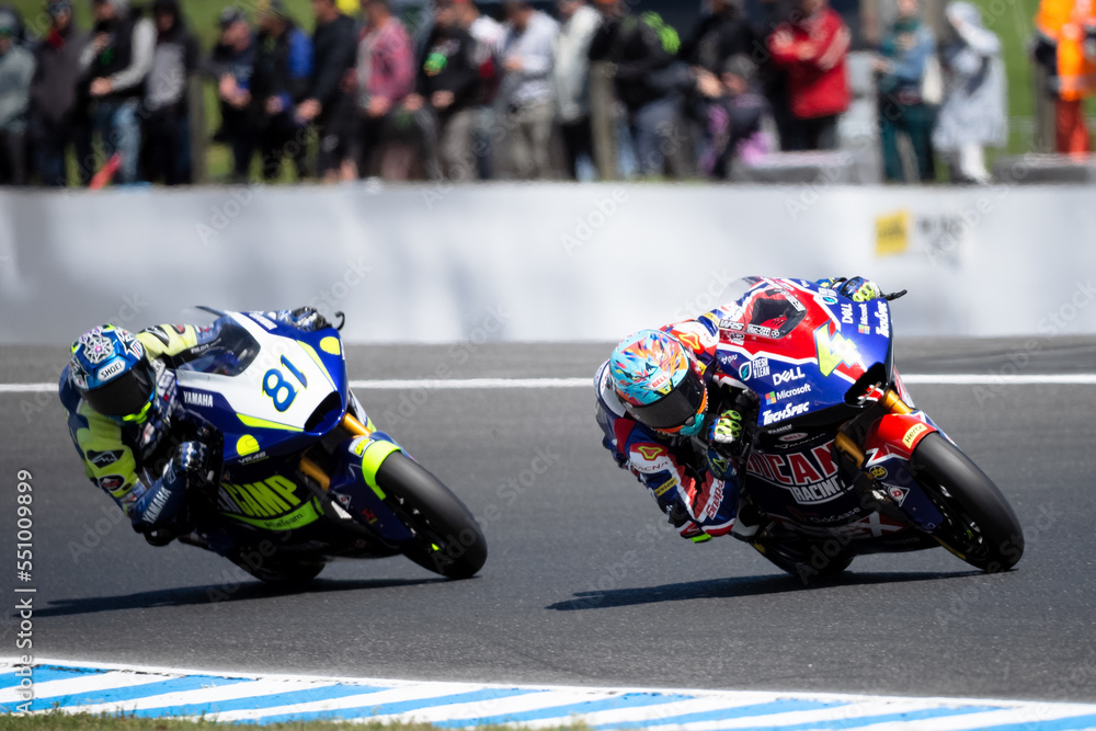 Sean Dylan Kelly of United States on the American Racing Kalex followed ...