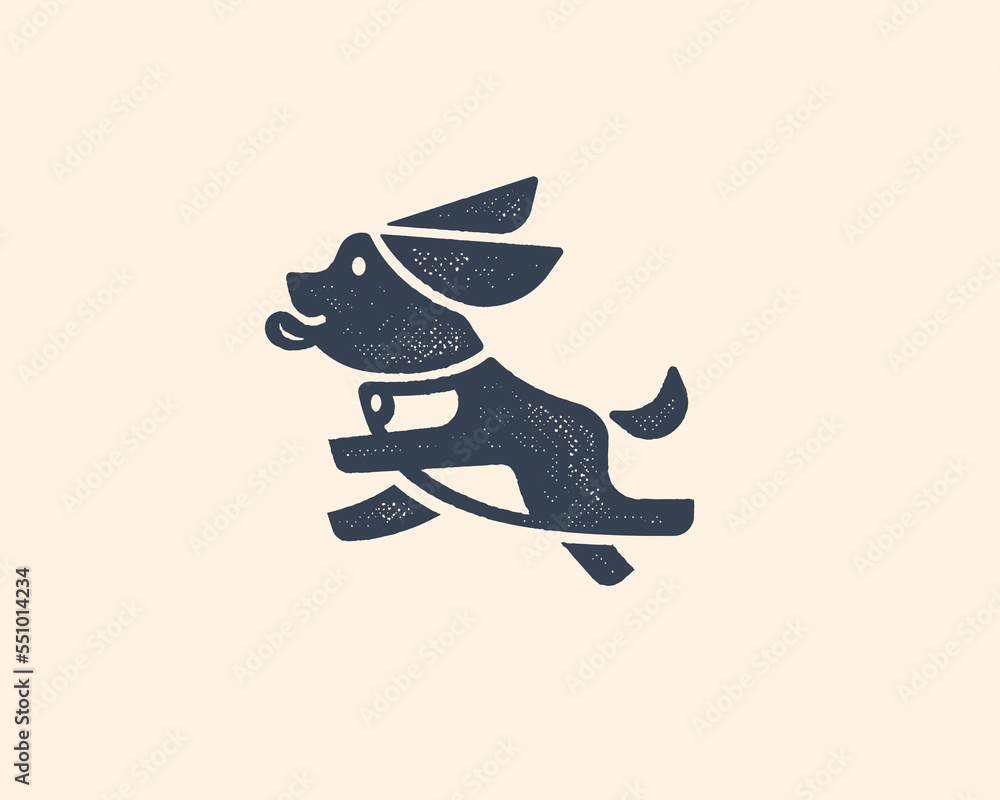 Animal Logo, Dog Logo, dog icon, vintage dog illustration, dog vector ...