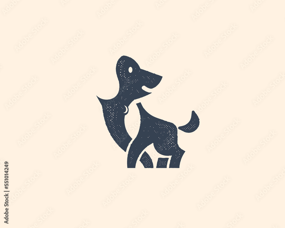 Animal Logo, Dog Logo, dog icon, vintage dog illustration, dog vector ...