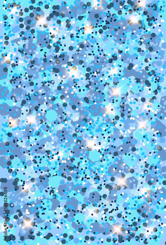 Blue sparkles background. Blue glitter background. Stock Vector | Adobe ...