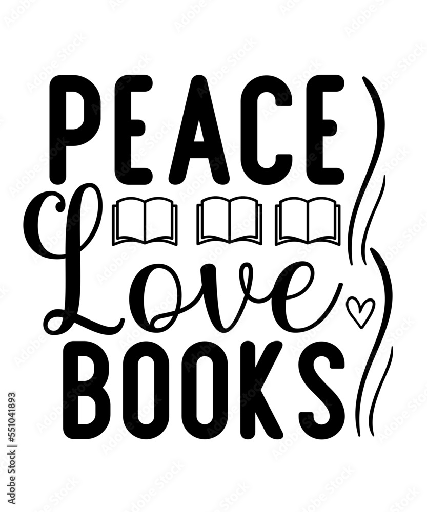 Reading Svg Design,Reading svg Bundle, Book lovers svg, book clipart ...