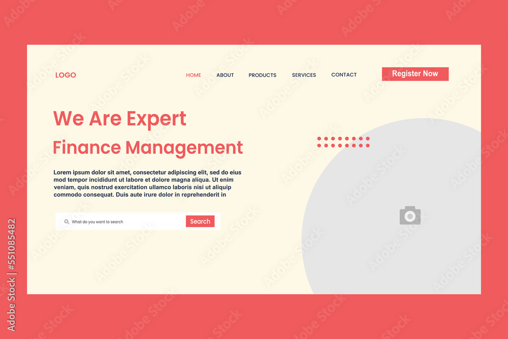 We are expert of Finance management web page for website and responsive ...