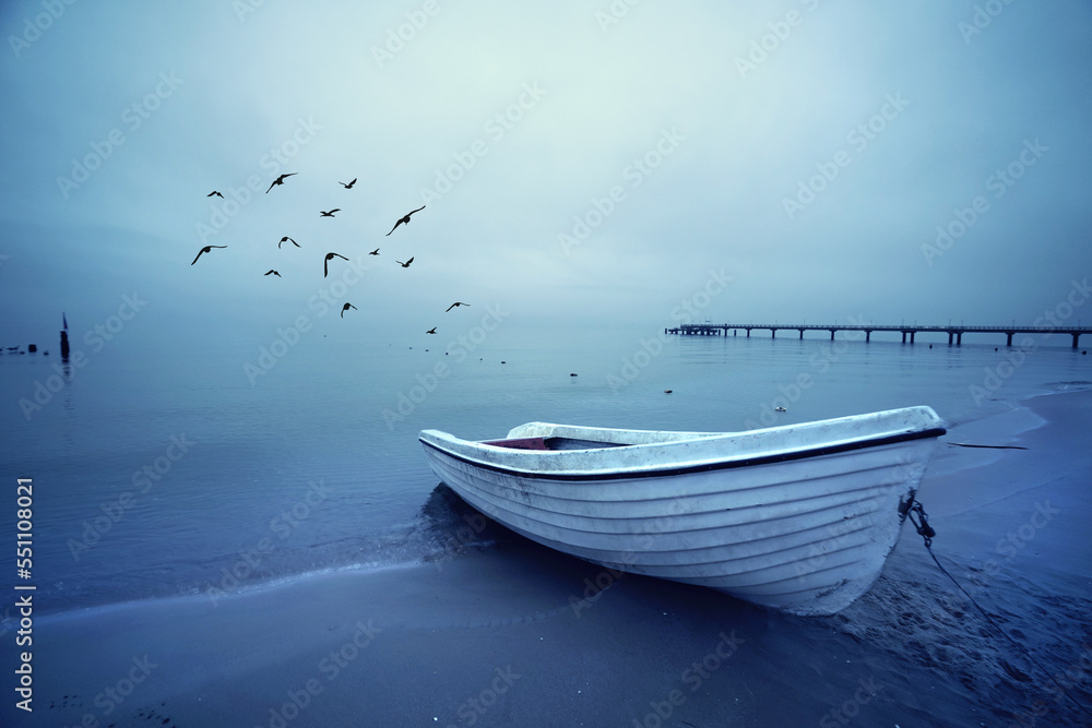 Boot am Meer Stock Photo | Adobe Stock