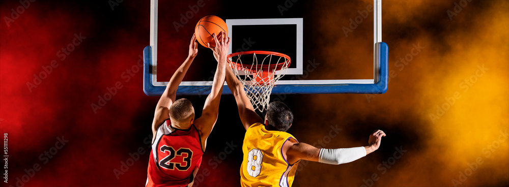Basketball player players in action Stock Photo | Adobe Stock