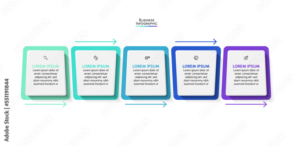 Business data visualization. timeline infographic icons designed for ...