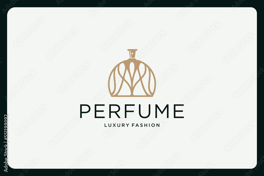 Luxury perfume logo design inspiration Stock Vector | Adobe Stock