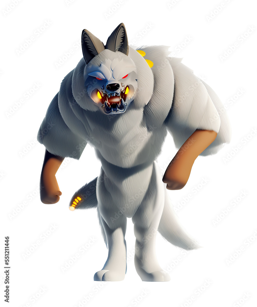 wolf Monster illustration transparent background png fantasy scifi ...