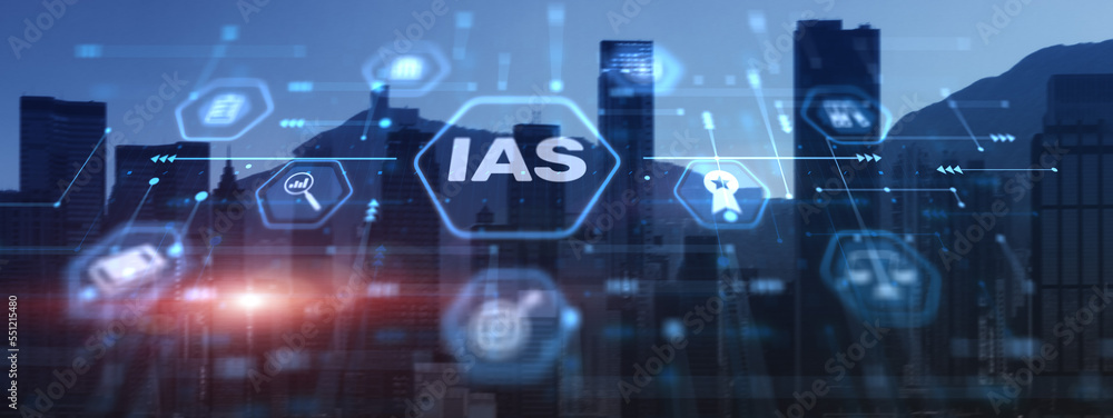 IAS International Accounting Standards. Financial statements on city ...