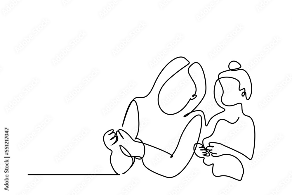 little boy primary school girl teacher together education teaching ...