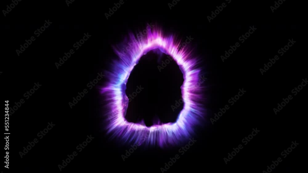 Magic portal seen a teleportation vortex on background footage motion ...