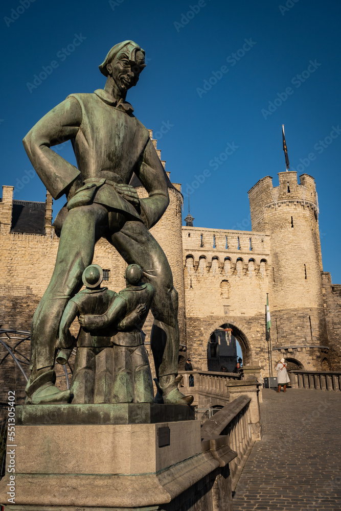 Medieival fortress Het Steen in Antwerp translates as The Rock is the ...