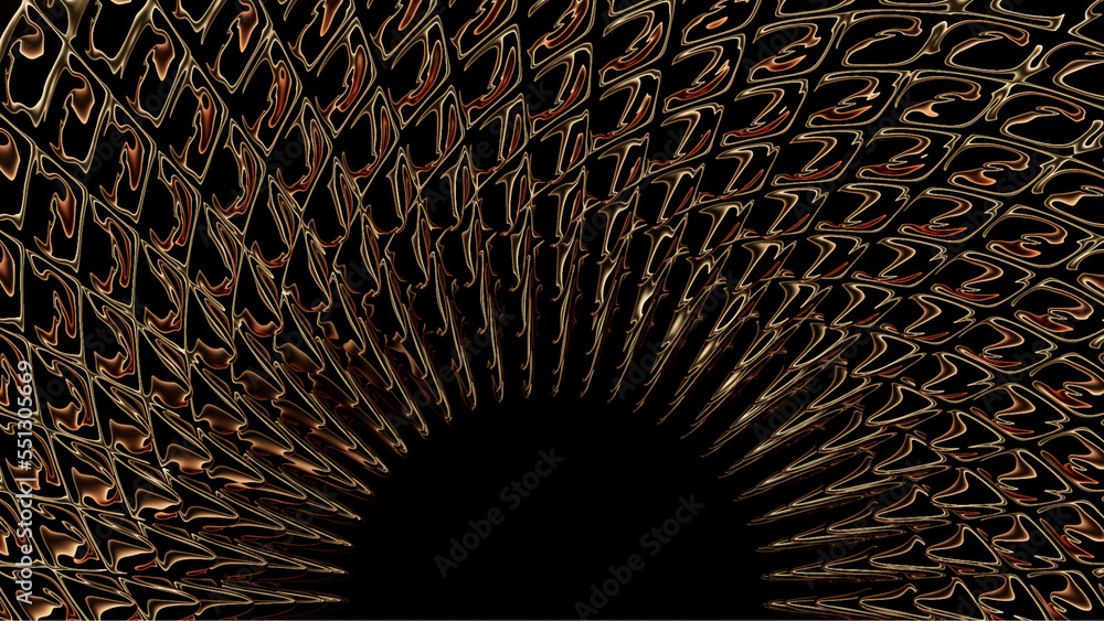 Geometrical Digital 3d Render Fractal Amoled Texture with High ...
