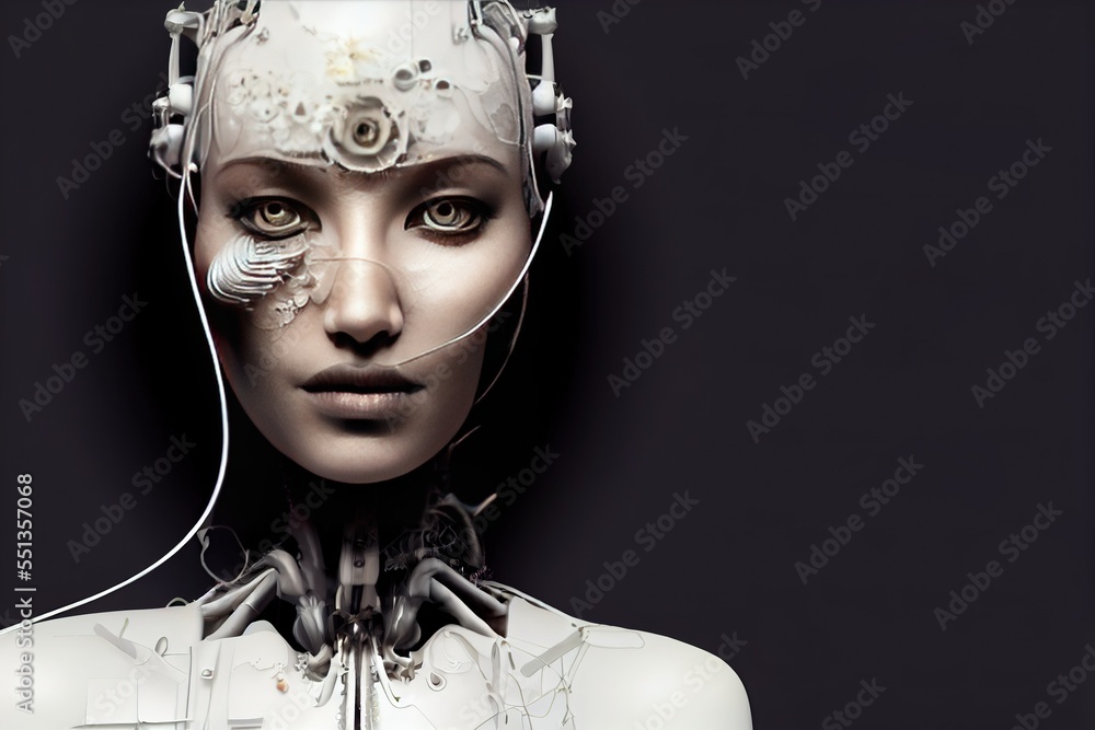 Female Cyborg Makeup