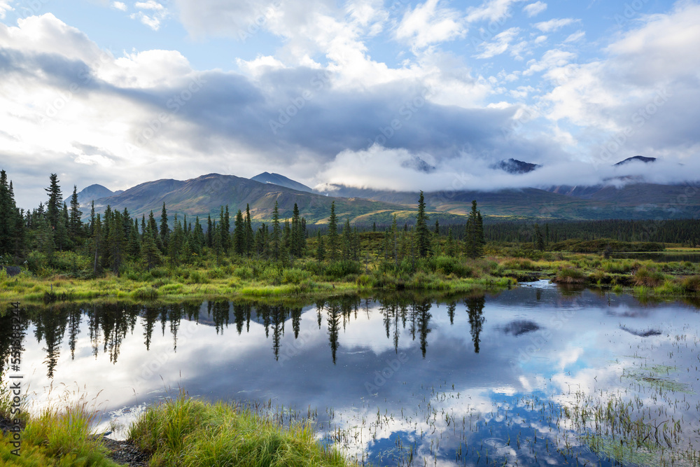 Lake in Alaska Stock Photo | Adobe Stock