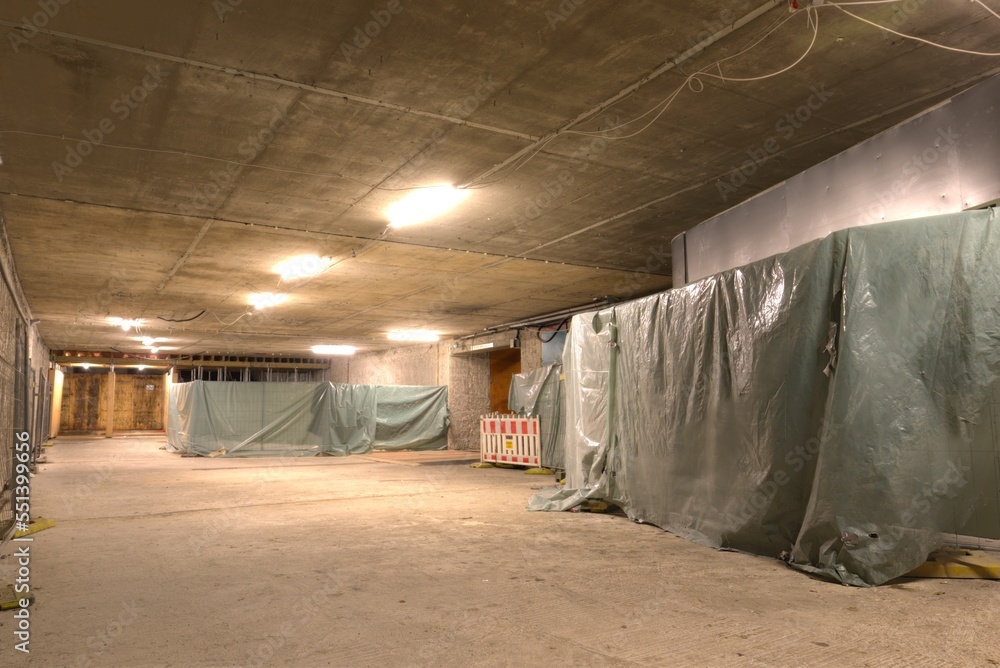 Underground redevelopment modernization, Subway Underpass under ...