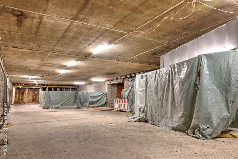 Underground redevelopment modernization, Subway Underpass under ...