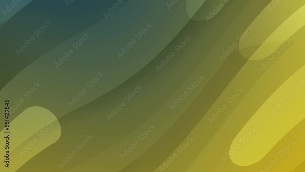 Yellow dark smooth abstract elegant liquid animation background ...