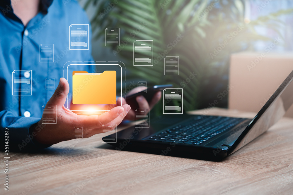 Document management system on concept virtual screen concept ...