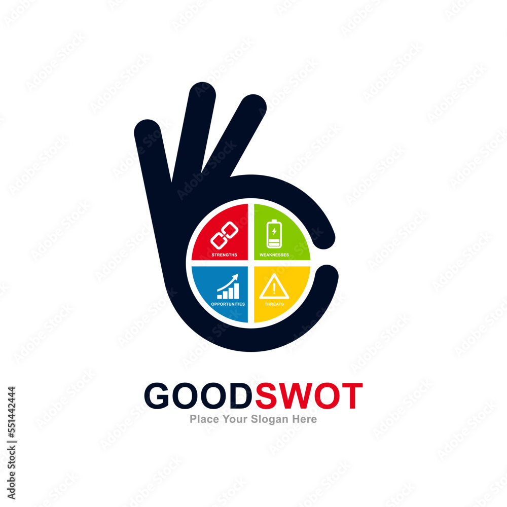 Good SWOT analysis logo vector template. suitable for business ...