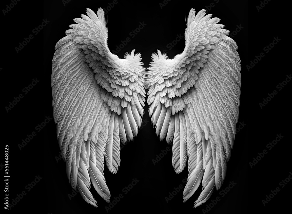 Angel wings Stock Illustration | Adobe Stock