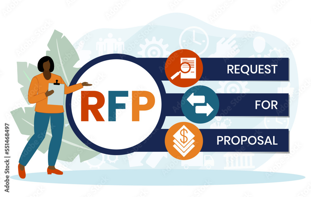 RFP - Request For Proposal. acronym, business concept. Vector ...