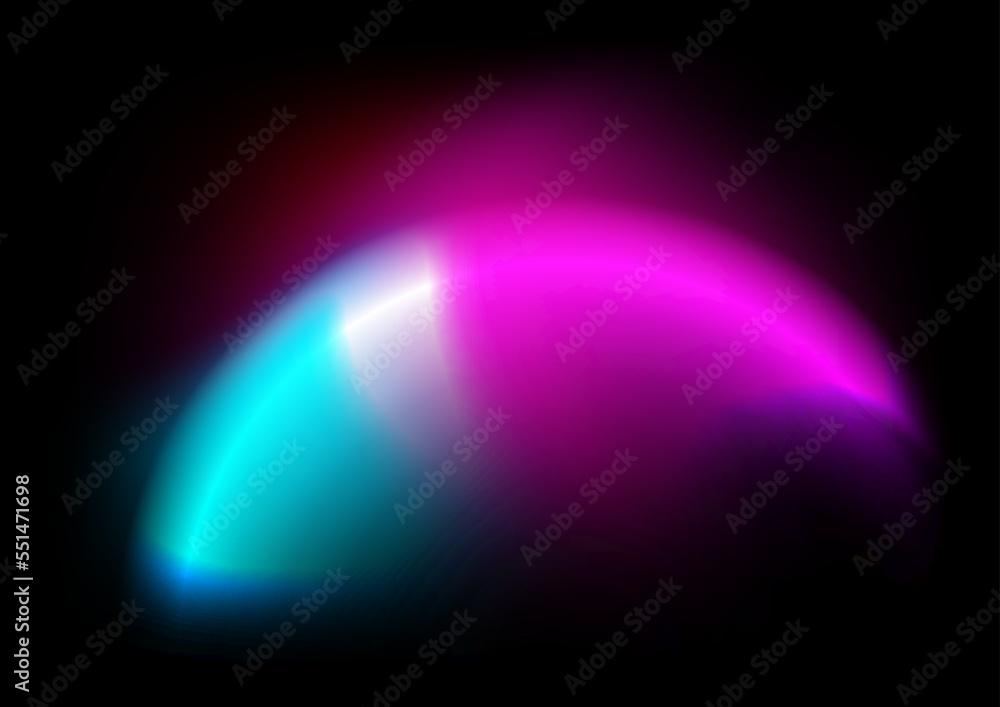 Abstract blue pink purple gradient aurora shapes vector technology ...