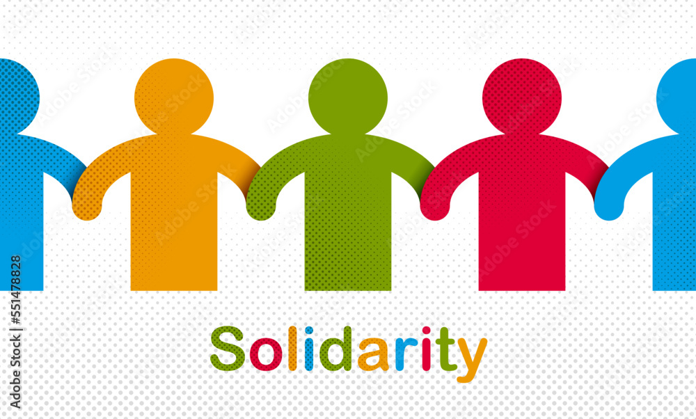 Worldwide people global society concept, different races solidarity, we ...