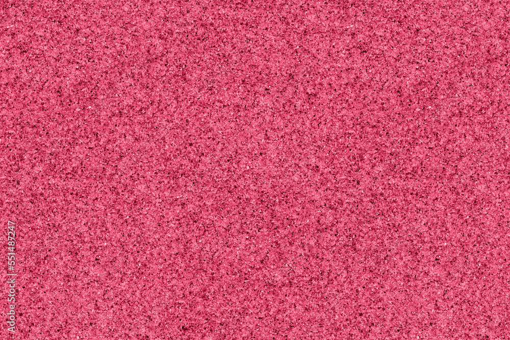 Color of year 2023 viva magenta wet sand texture background. Sea sand ...